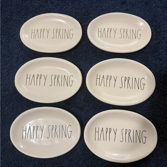 Rae Dunn | Dining | Rae Dunn Happy Spring Oval Plates Set | Poshmark